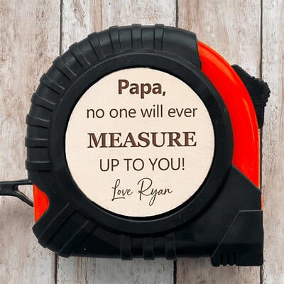 Customizable Tape Measure to Add Name for Father's Day - Drawelry.com