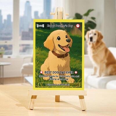 Personalized Cartoon Poke Card with Custom Name Creative Gift for Pet ...