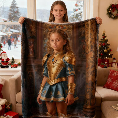 Personalized Face Portrait Blanket General Character Design Best Gift ...