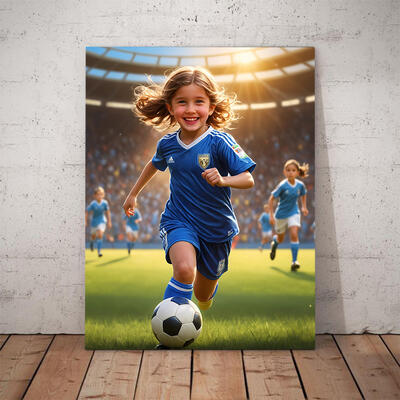 Personalized Football Player Portraits with Custom Face Swap Wonderful ...