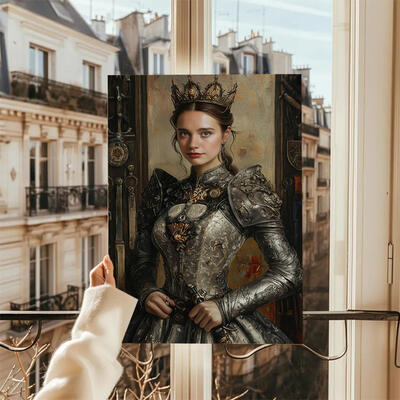 Personalized Queen Portraits with Custom Face Swap Vintage Gift for Her ...