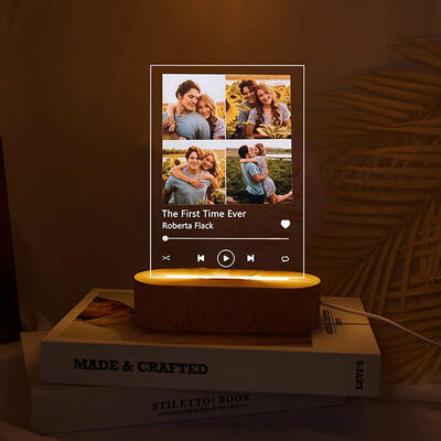 Personalized Acrylic Picture Lamp with Heart Pattern Great Present for ...