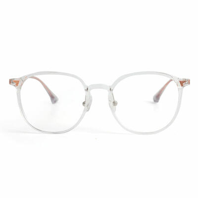 Arlene Round Clear Glasses - Aoolia.com