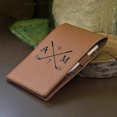 Personalized Golf Scorecard Holder & Yardage Book Cover for Husband ...