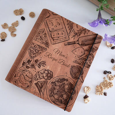 Personalized Recipe Book Custom Varied Kitchenware Attractive Cover ...