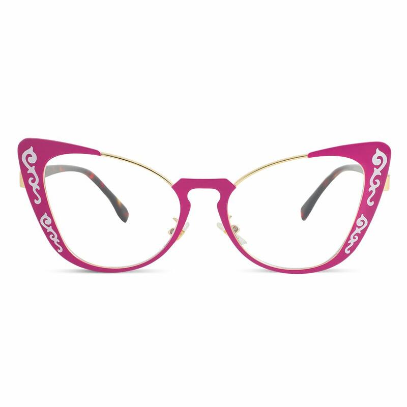 Robin Cat Eye Blue Glasses - Aoolia.com