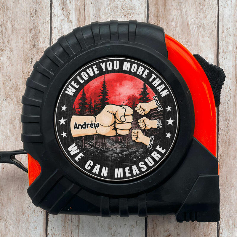 Personalized Tape Measure with Names Father's Day Gift for Dad ...