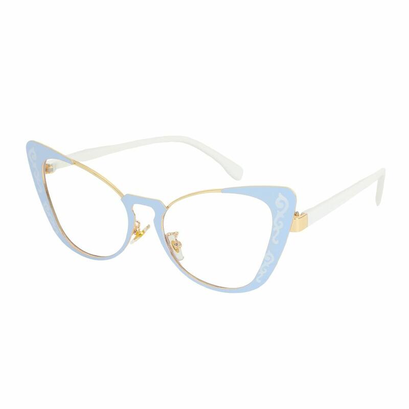 Robin Cat Eye Blue Glasses - Aoolia.com