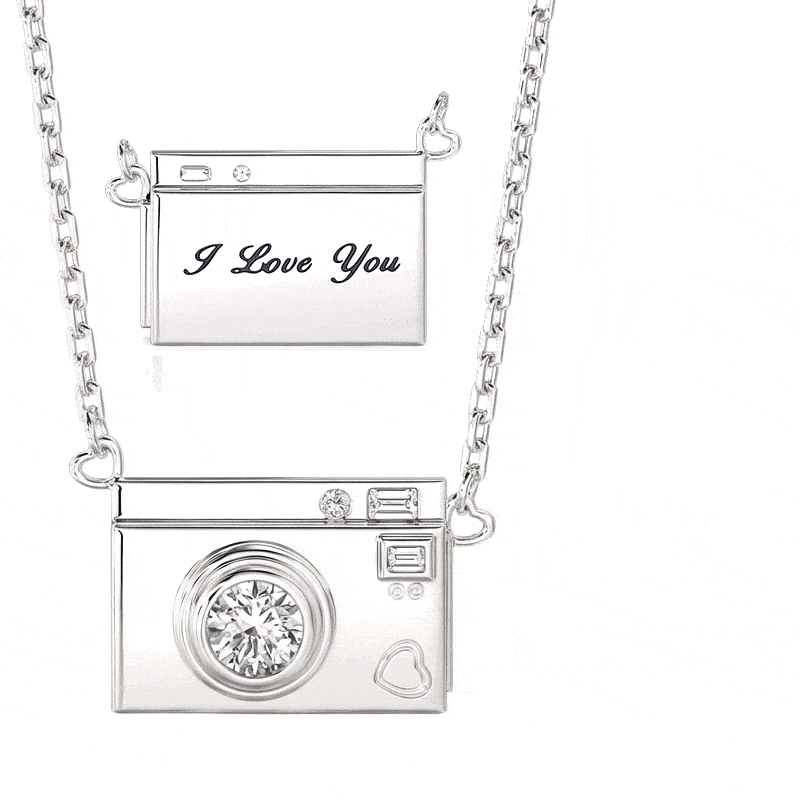 Jeulia Custom Photo Camera Necklace with Birthstone Engraving - Jeulia ...