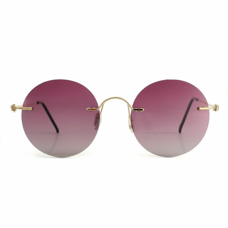 Stan Round Gunmetal Sunglasses - Aoolia.com