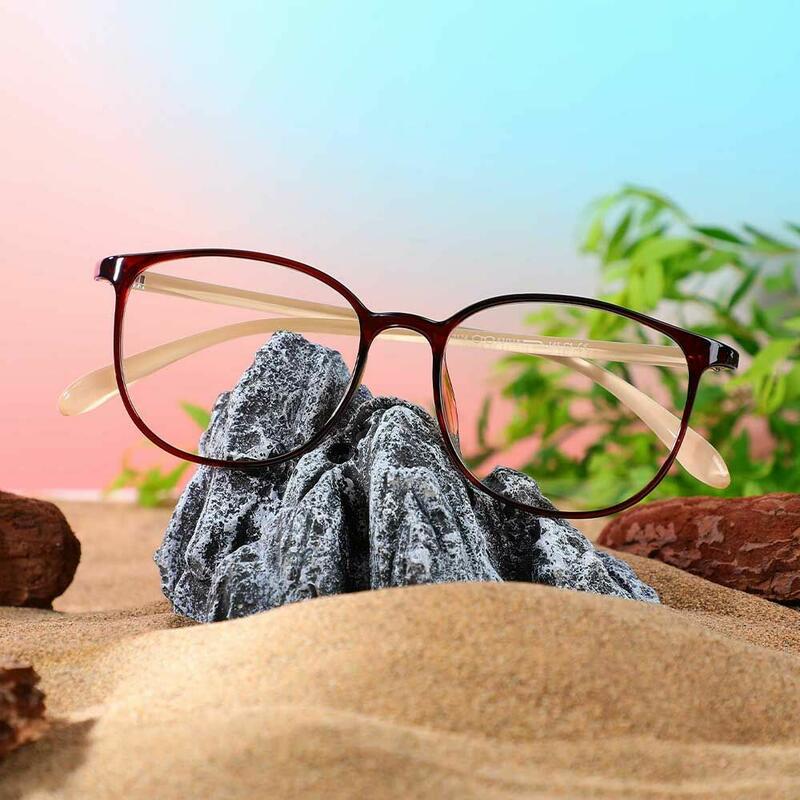 Gerald Square Brown Glasses - Aoolia.com