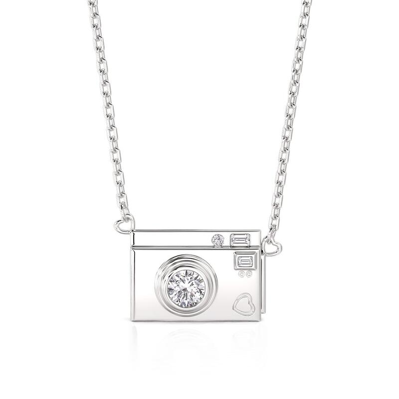 Jeulia Custom Photo Camera Necklace with Birthstone Engraving - Jeulia ...