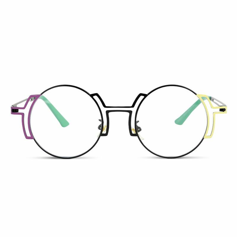 Albert Round White Glasses - Aoolia.com