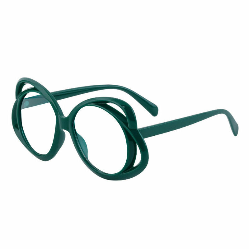 Harold Green Round Glasses - Aoolia.com
