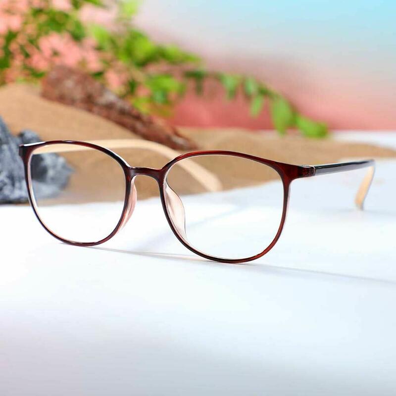 Gerald Square Brown Glasses - Aoolia.com
