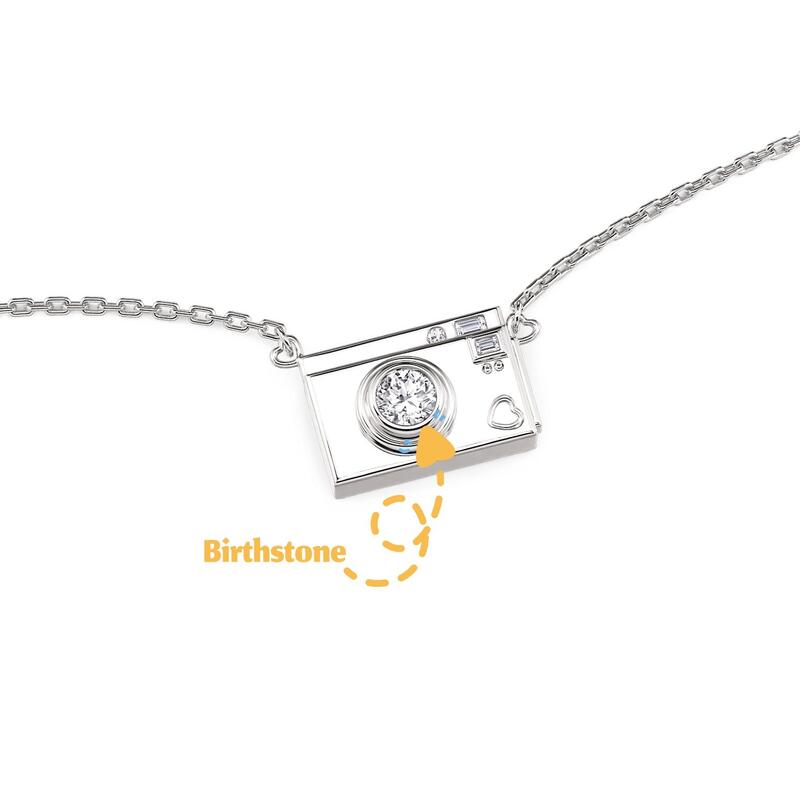 Jeulia Custom Photo Camera Necklace with Birthstone Engraving - Jeulia ...
