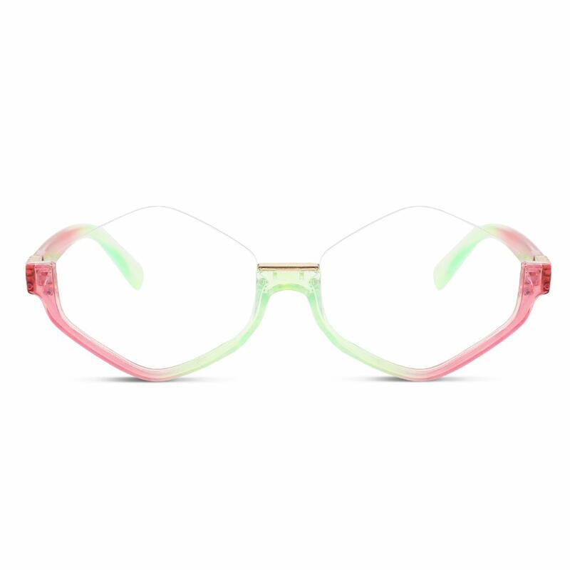 DeQuince Square Purple Glasses - Aoolia.com
