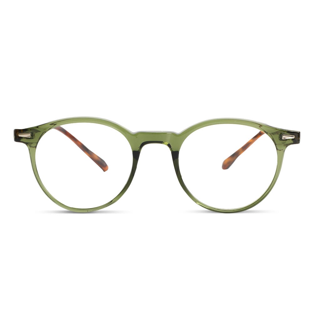 Ogden Round Green Glasses - Aoolia.com